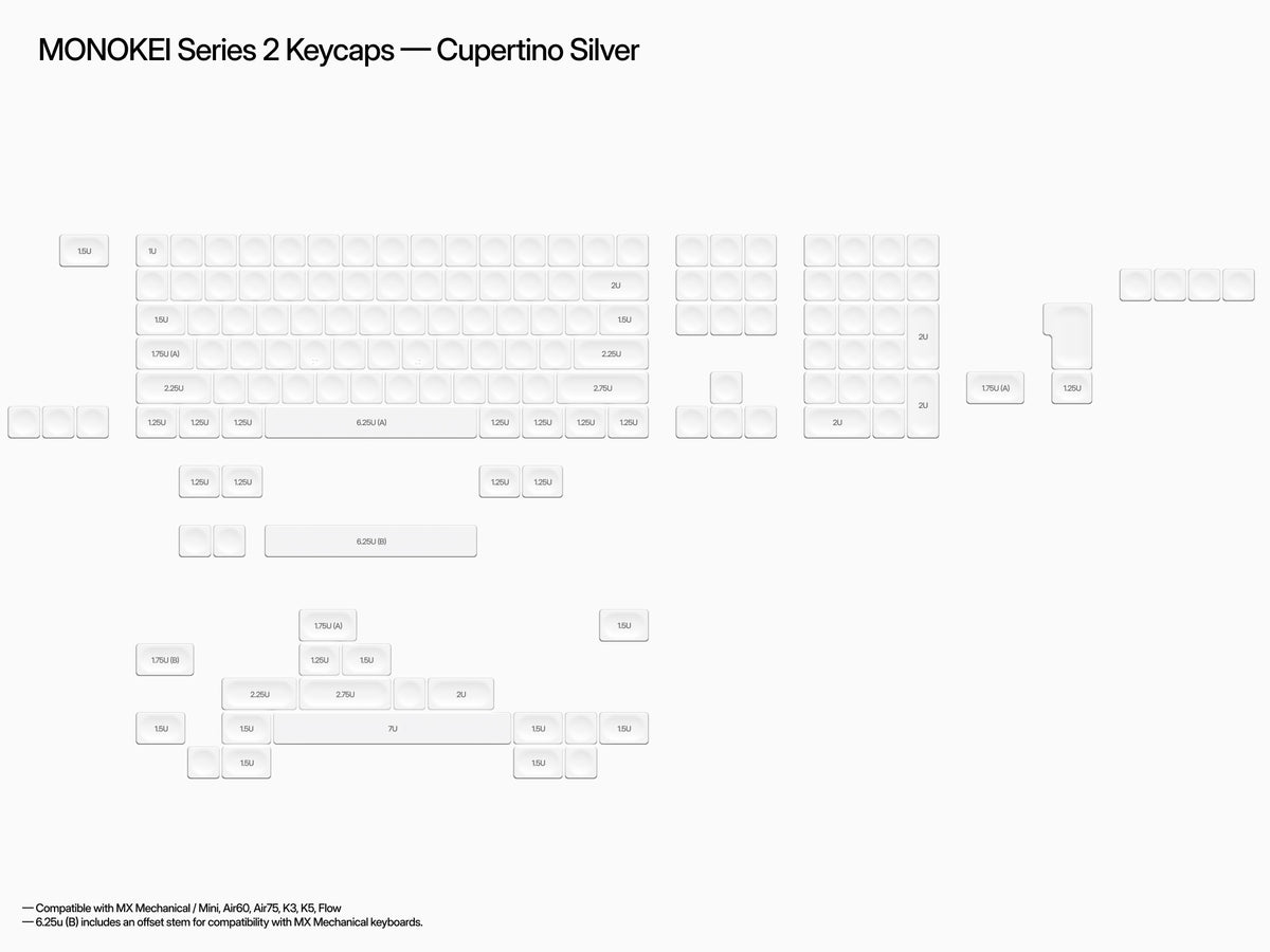 MONOKEI Series 2 Keycaps (In-stock) — Mekibo